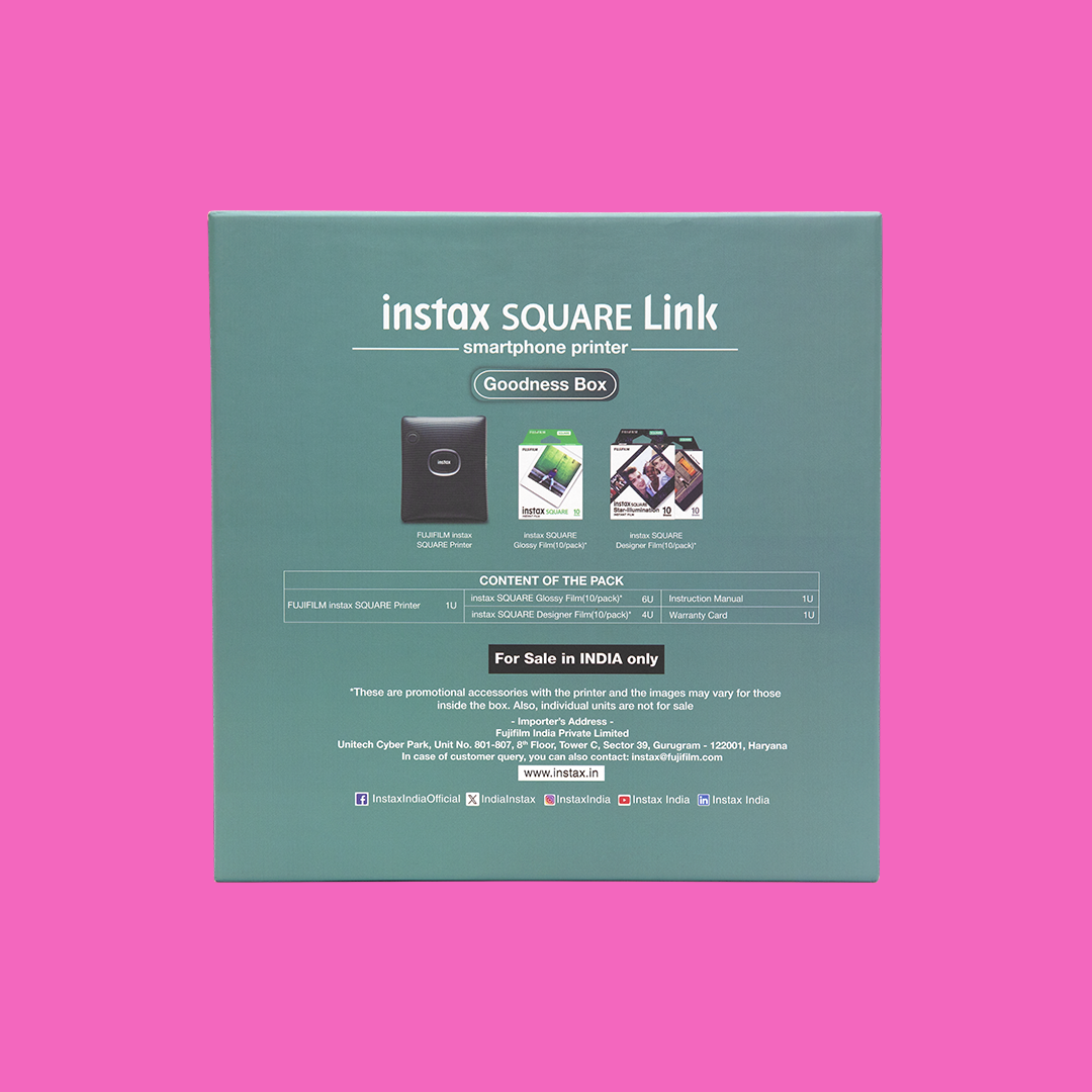 Buy Instax Square Link Printer Goodness Box | Fujifilm Instax