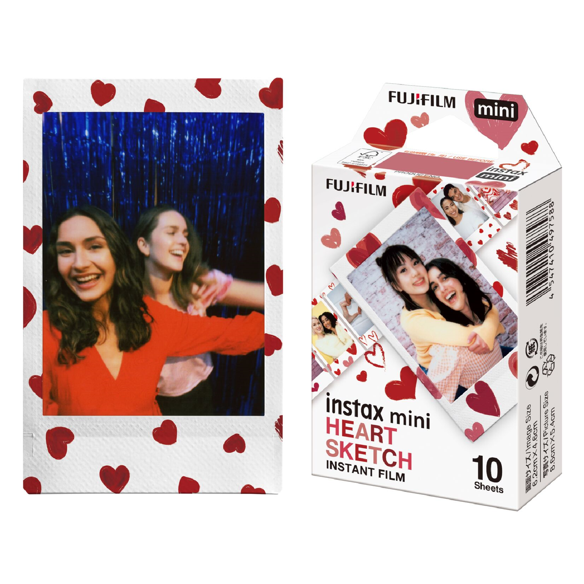 Buy Instax Mini Heart Sketch Film Online | Fujifilm Instax